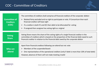 PPT on IBC by Raghu Babu, Mentor, Samisti Legal LLP | PDF