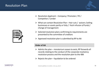 PPT on IBC by Raghu Babu, Mentor, Samisti Legal LLP | PDF