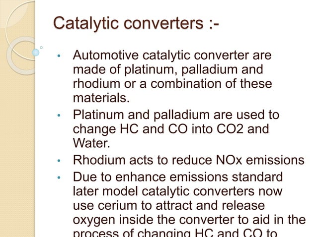 IC engines -emission and its control | PPTX | Chemistry | Science