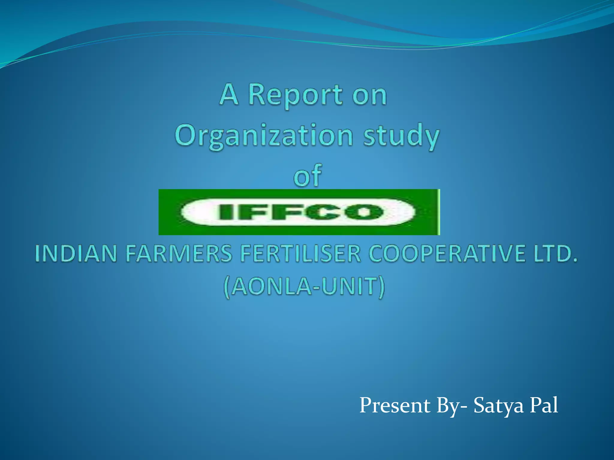 Presentation on iffco | PPTX