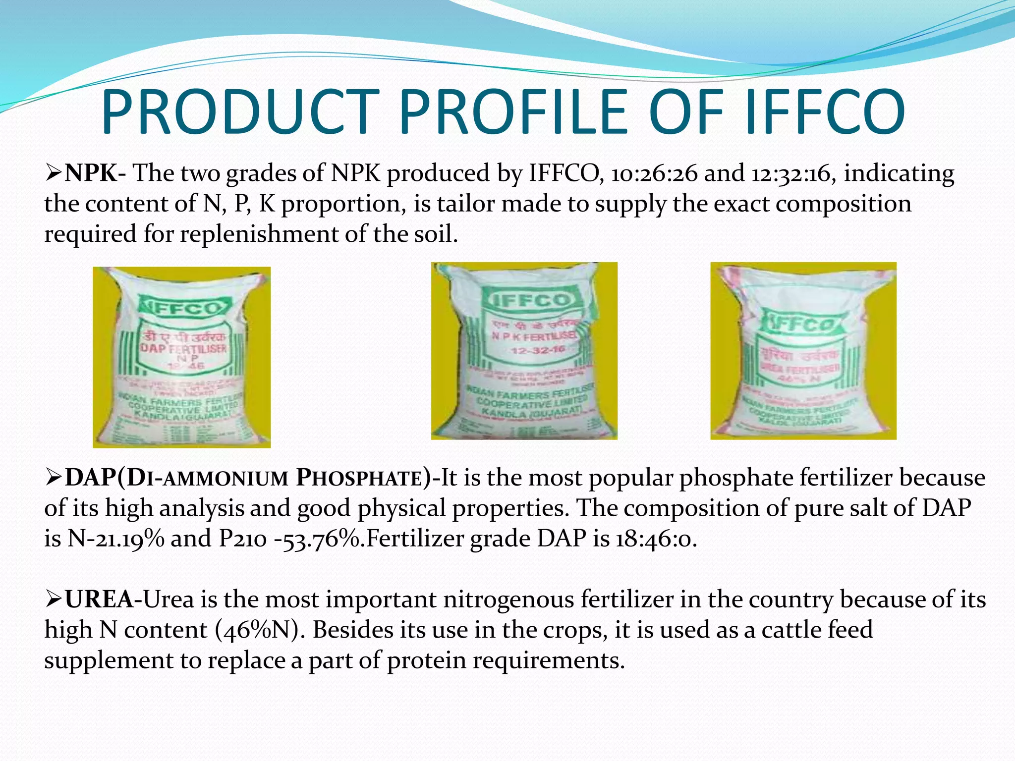 Presentation on iffco | PPTX