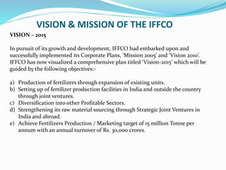Presentation on iffco | PPTX
