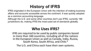 presentation on IFRS | PPTX