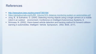 Ppt on image processing | PPTX | Auto Safety Technologies | Auto Technology