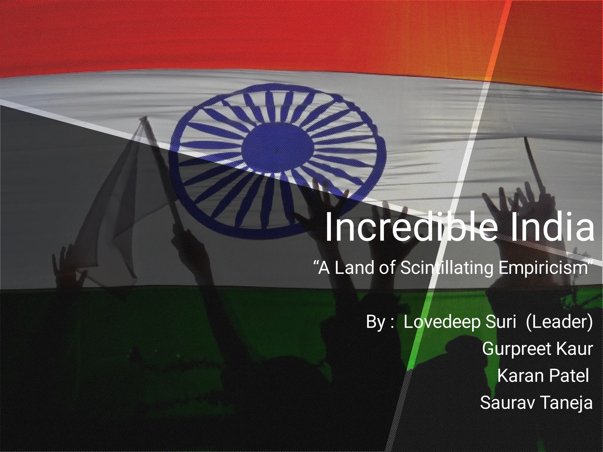 ppt on incredible india.pdf incredible india incredible india ...