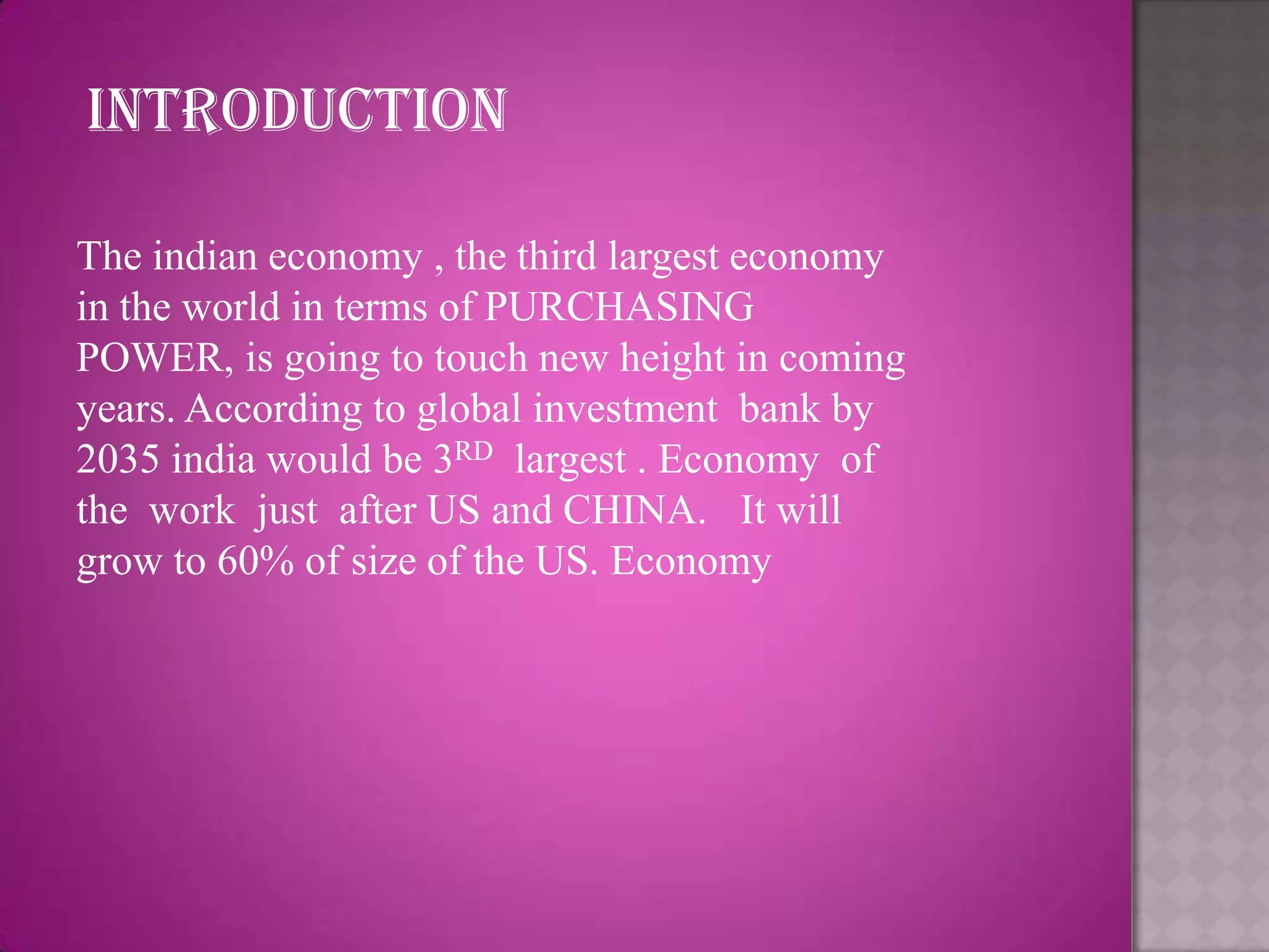 Ppt on indian economy | PPTX