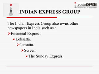 Market research on Indian Express | PPT