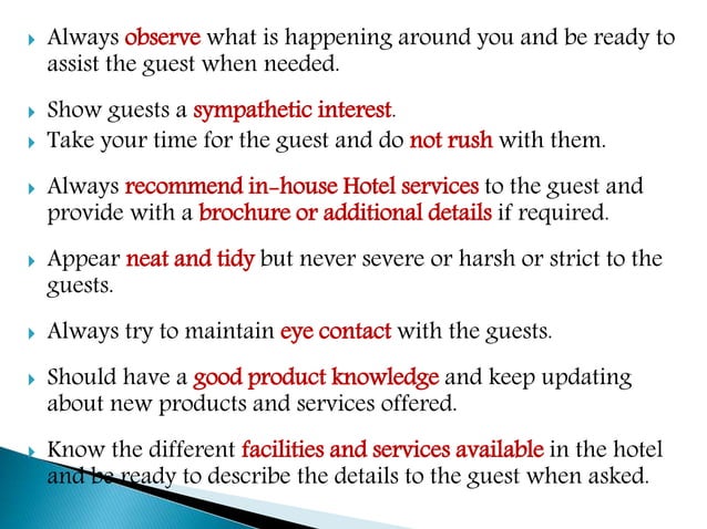 Ppt on industry etiquettes and hospitality conducts | PPTX