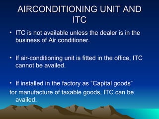 Ppt on input taxes credit mr sudhakar | PPT