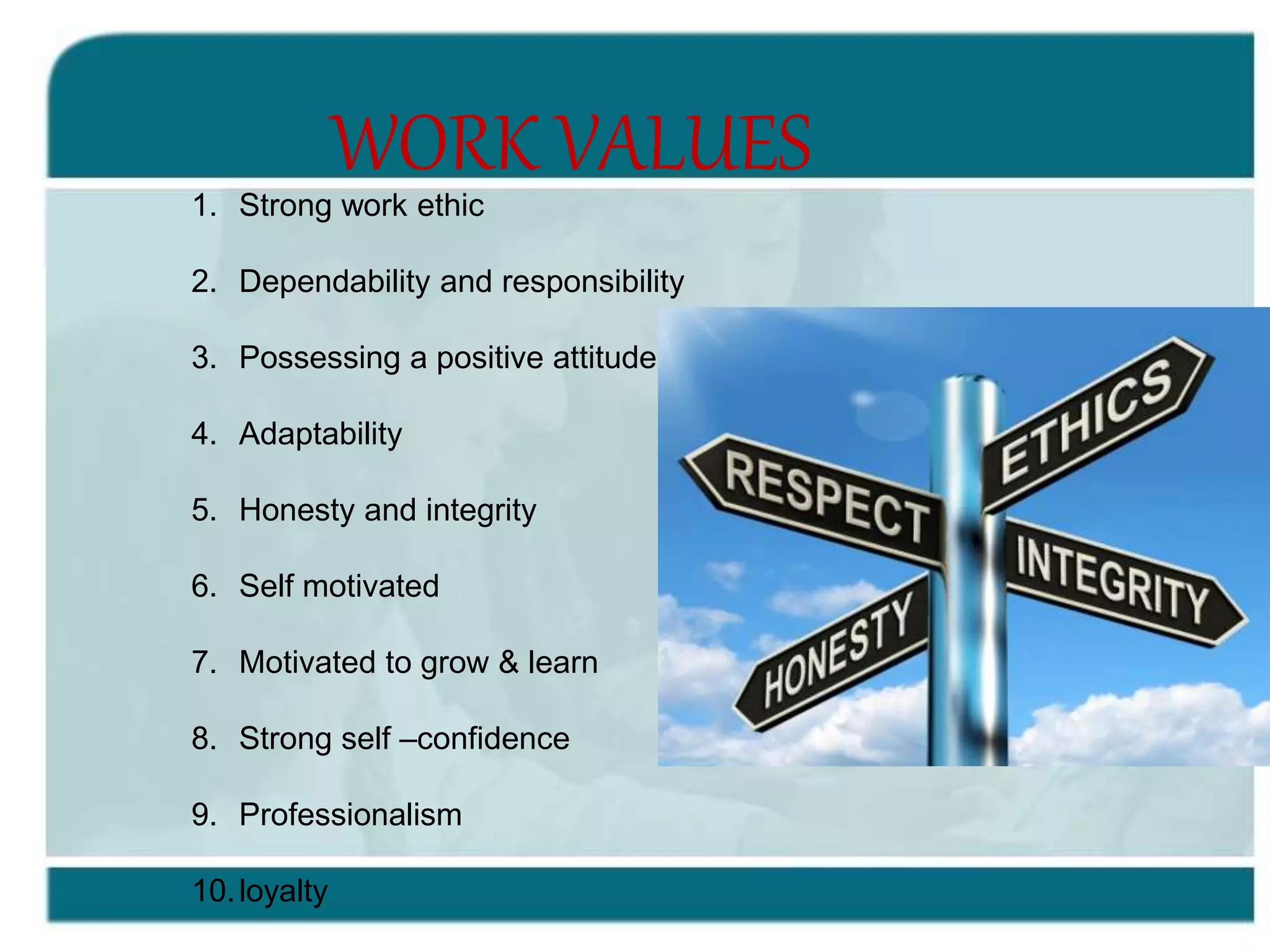 integrity at work | PPTX