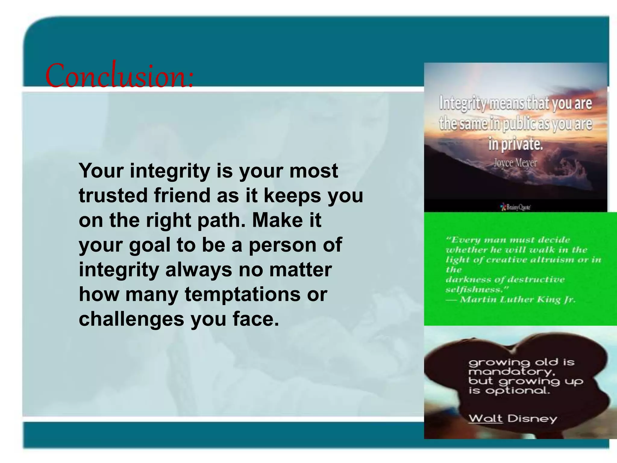 integrity at work | PPTX