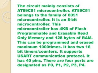 Ppt on interfacing led and 7 segment with 8951 | PPTX