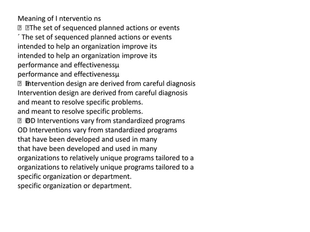 Ppt on intervention | PPTX