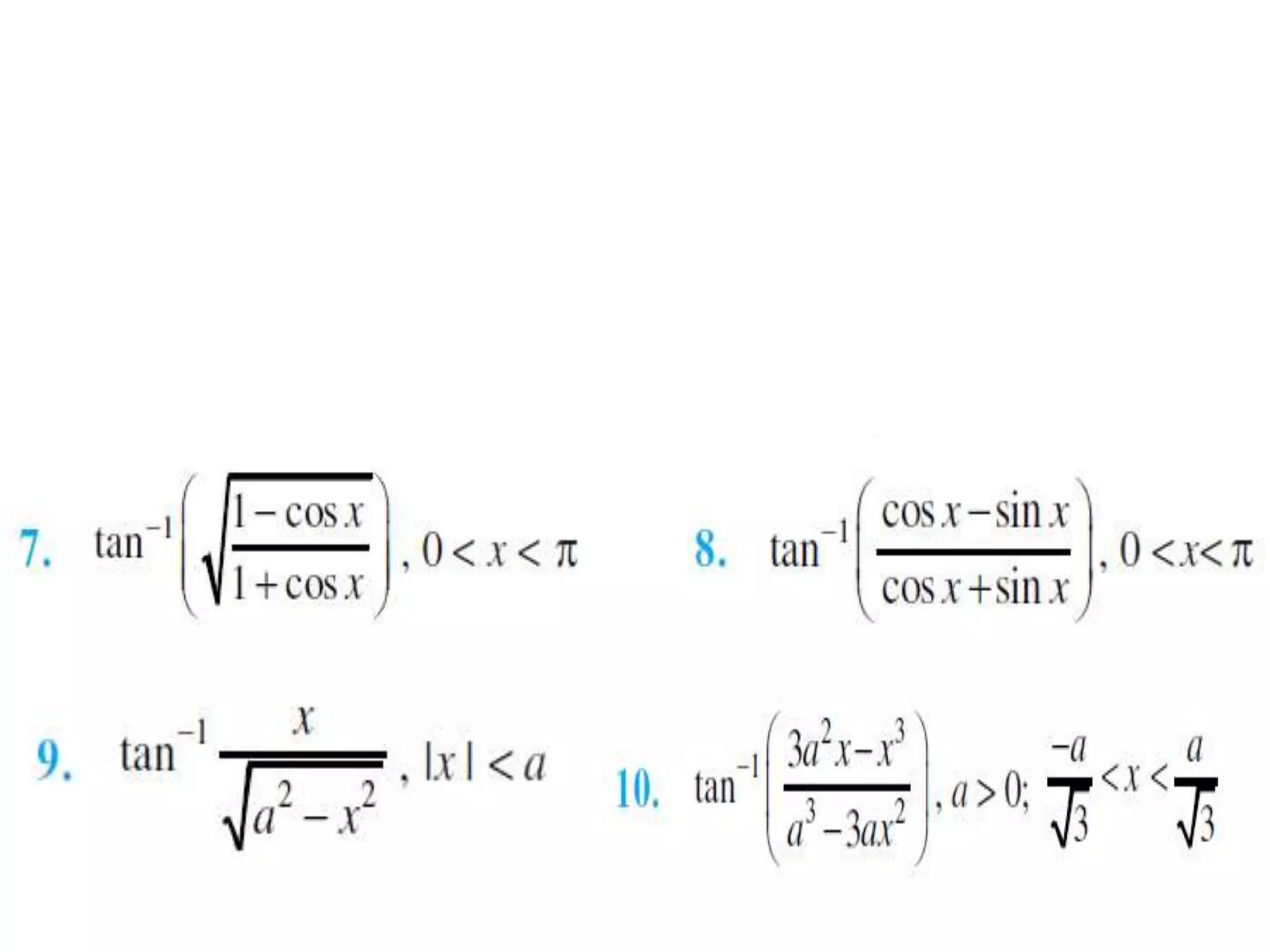 Ppt on inverse trigonometric functions | PPTX