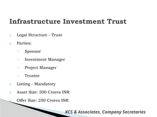 PPT on INVIT that is Infrastructure Investment Trust.pptx
