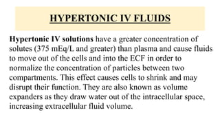 Different Type of Intravenous fluids | PPTX