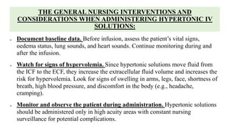 Different Type of Intravenous fluids | PPTX