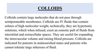 Types Of Colloids Iv Fluids