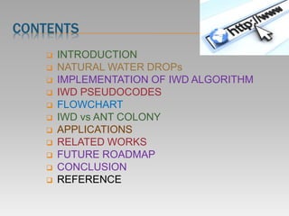 INTELLIGENT WATER DROPLET | PPTX