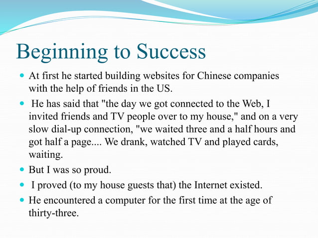 Ppt on jack ma | PPTX