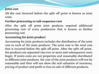 Ppt on joint and by product by Hilal Mir ktb. | PPTX