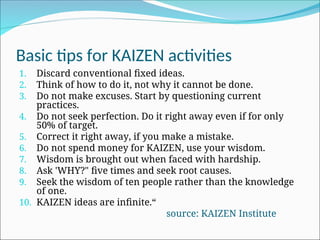 Kaizen presentation 1111dffxfgvnmcfi24464 | PPT