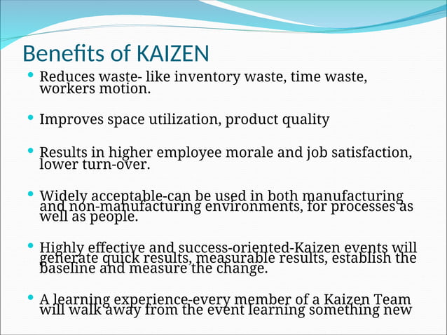 Kaizen presentation 1111dffxfgvnmcfi24464 | PPT