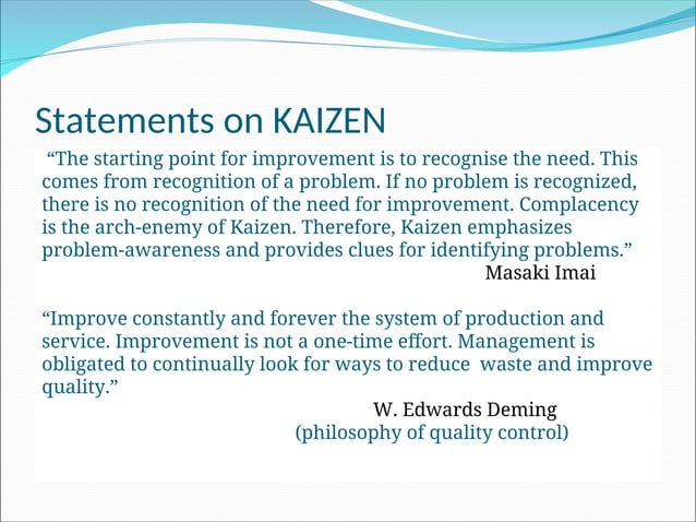 Kaizen presentation 1111dffxfgvnmcfi24464 | PPT