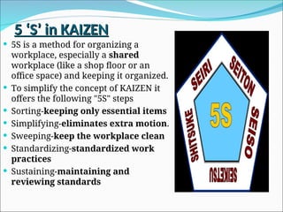 Kaizen presentation 1111dffxfgvnmcfi24464 | PPT