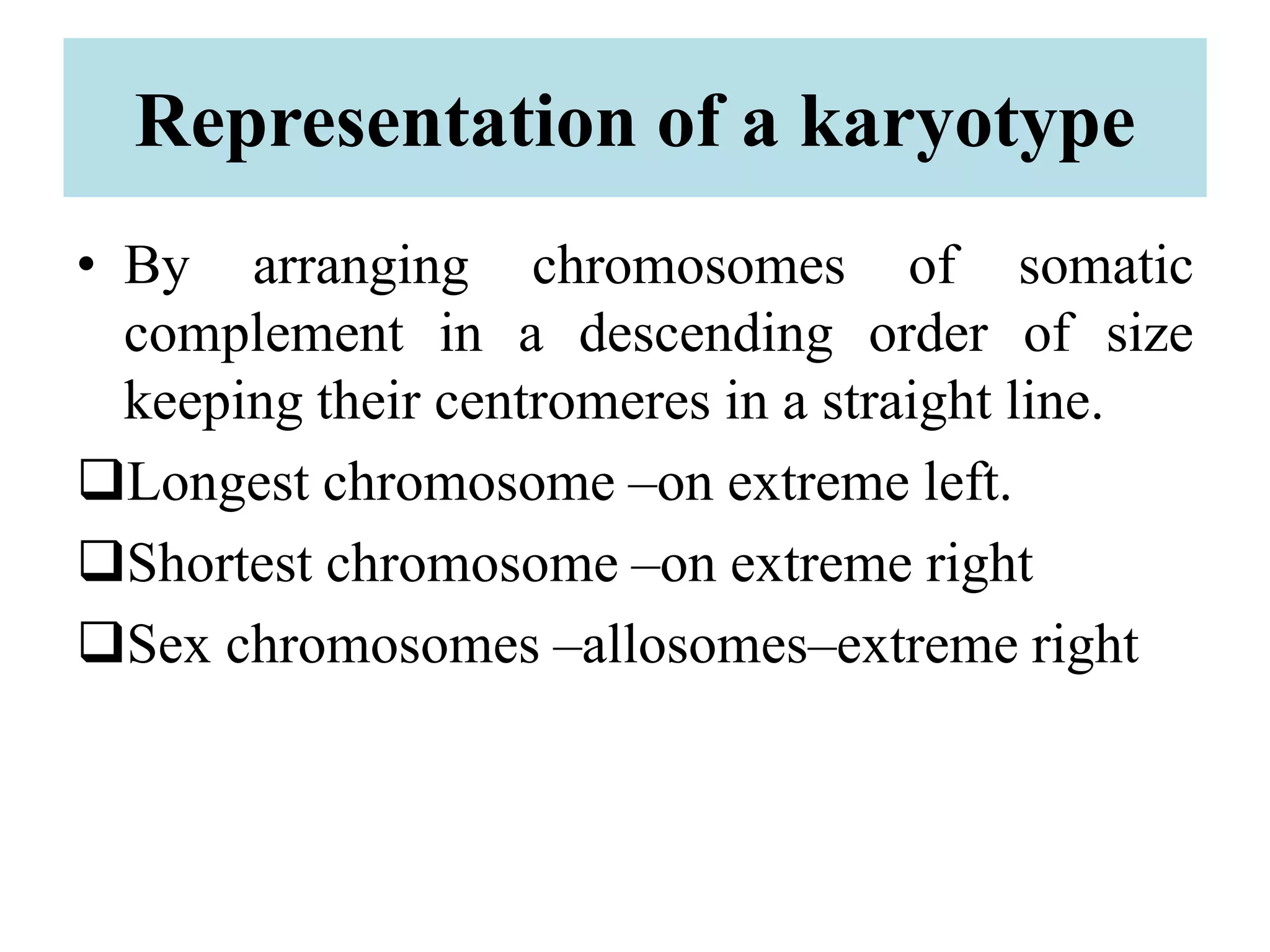 Ppt on karyotyping, chromosome banding and chromosome painting. | PPTX