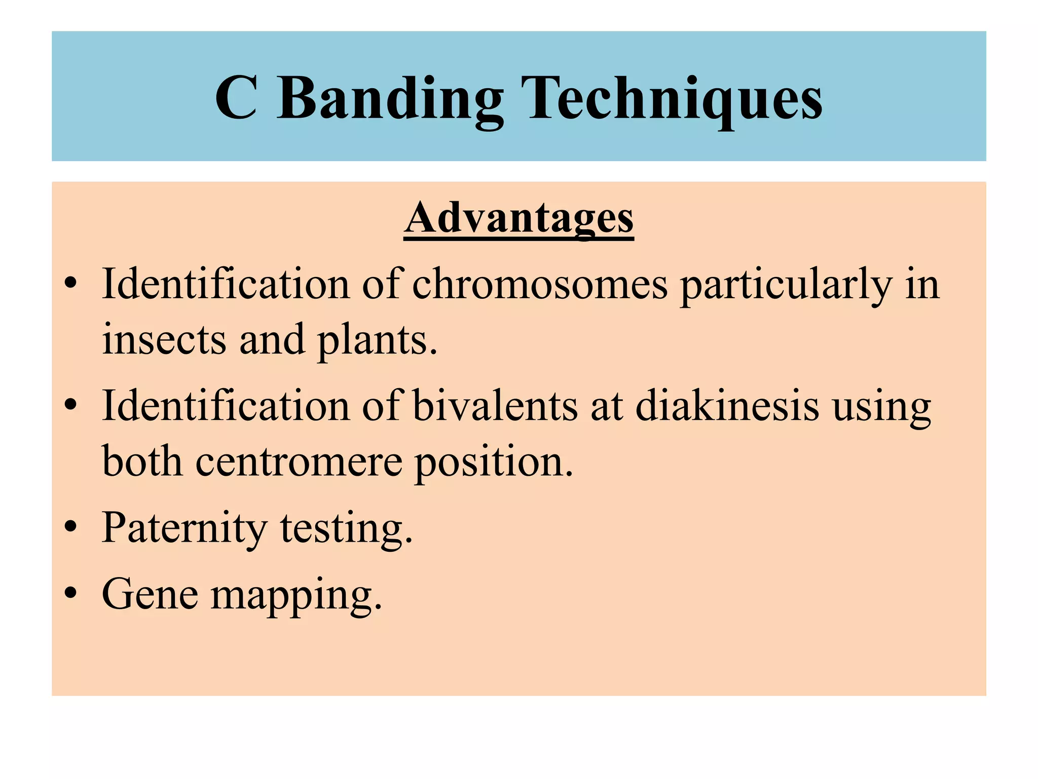 Ppt on karyotyping, chromosome banding and chromosome painting. | PPTX