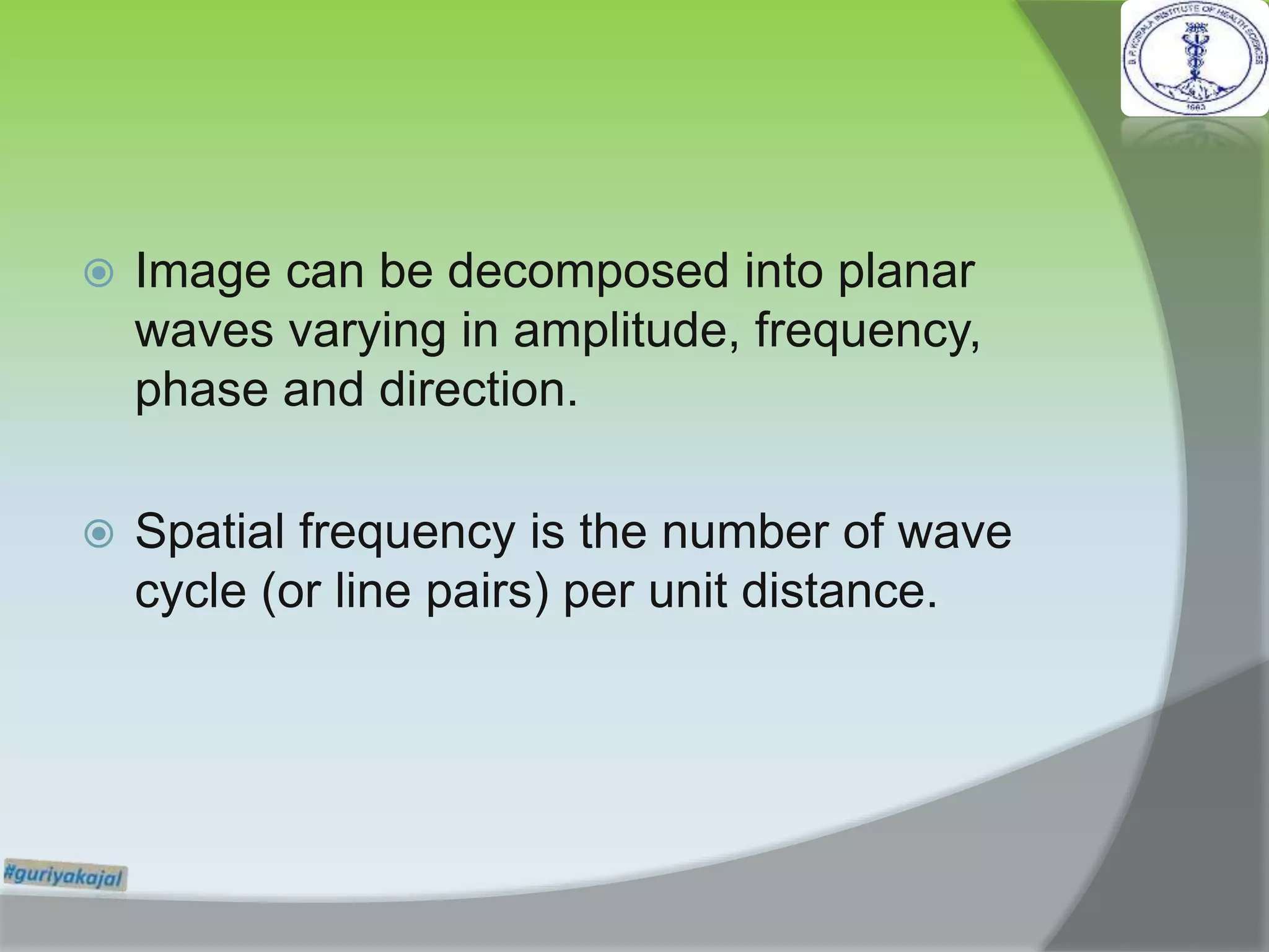 K Space in MRI | PPTX