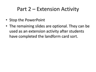Landforms 3rd Grade | PPTX