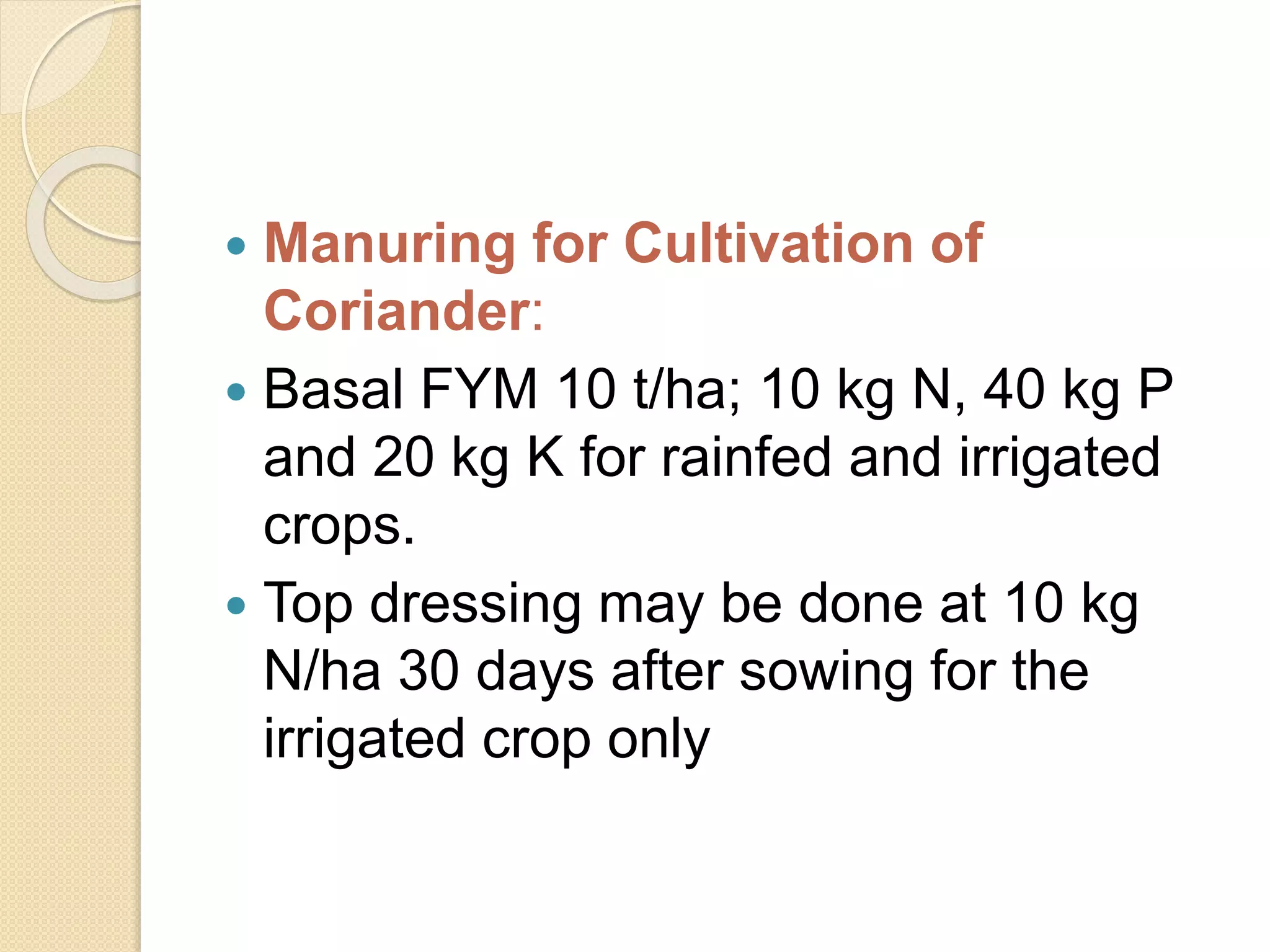 Production technology of leafy vegetable | PPTX