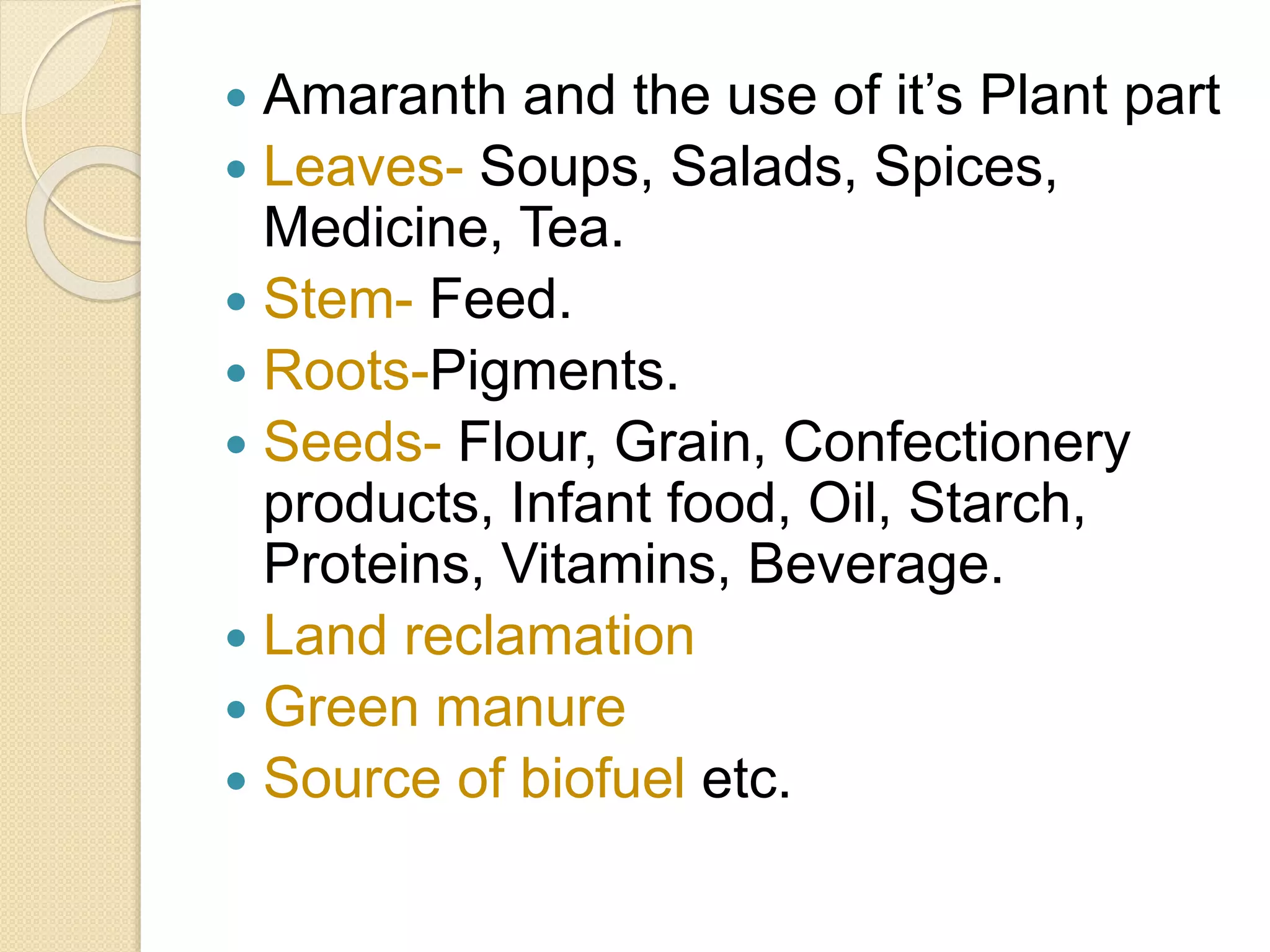 Production technology of leafy vegetable | PPTX