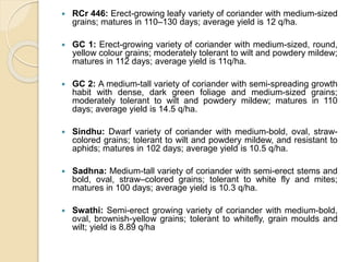 Production technology of leafy vegetable | PPTX