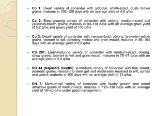 Production technology of leafy vegetable | PPTX