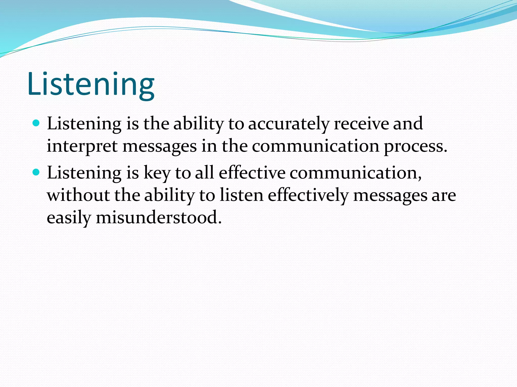 PPT on Listening. | PPTX