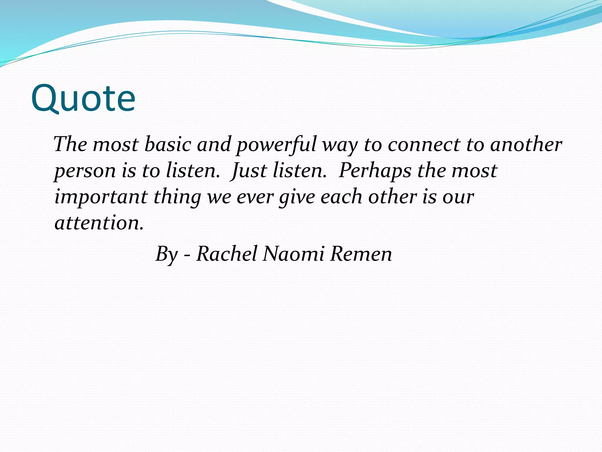 PPT on Listening. | PPTX