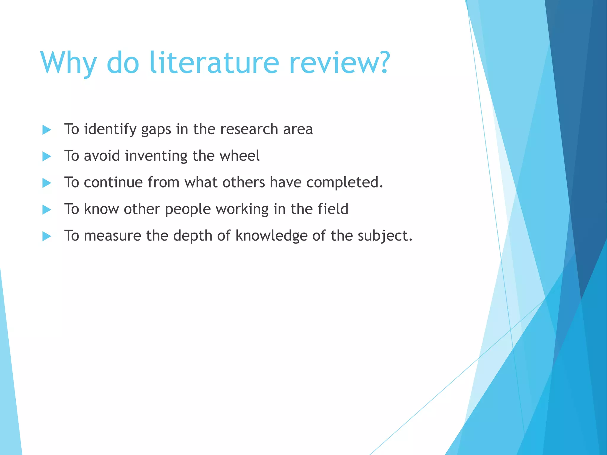 PPT on literature review.pdf | Publishing Industry | Industries