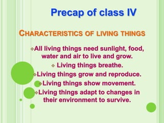 Ppt on living things | PPSX