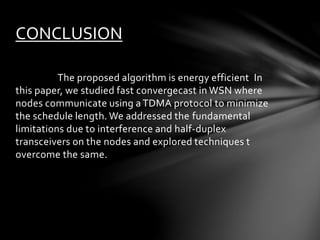 Ppt on low latency sinr based data gathering model in wireless sensor netwok | PPTX