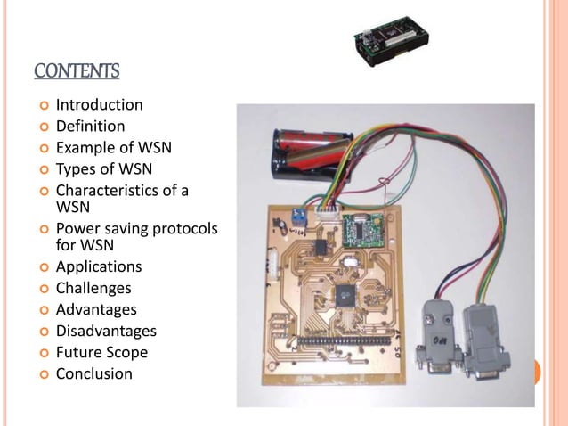 Ppt on low power wireless sensor network 5th sem | PPT