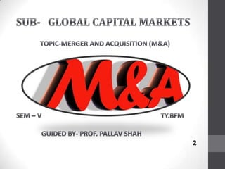 Ppt on m&a final ppt | PPT