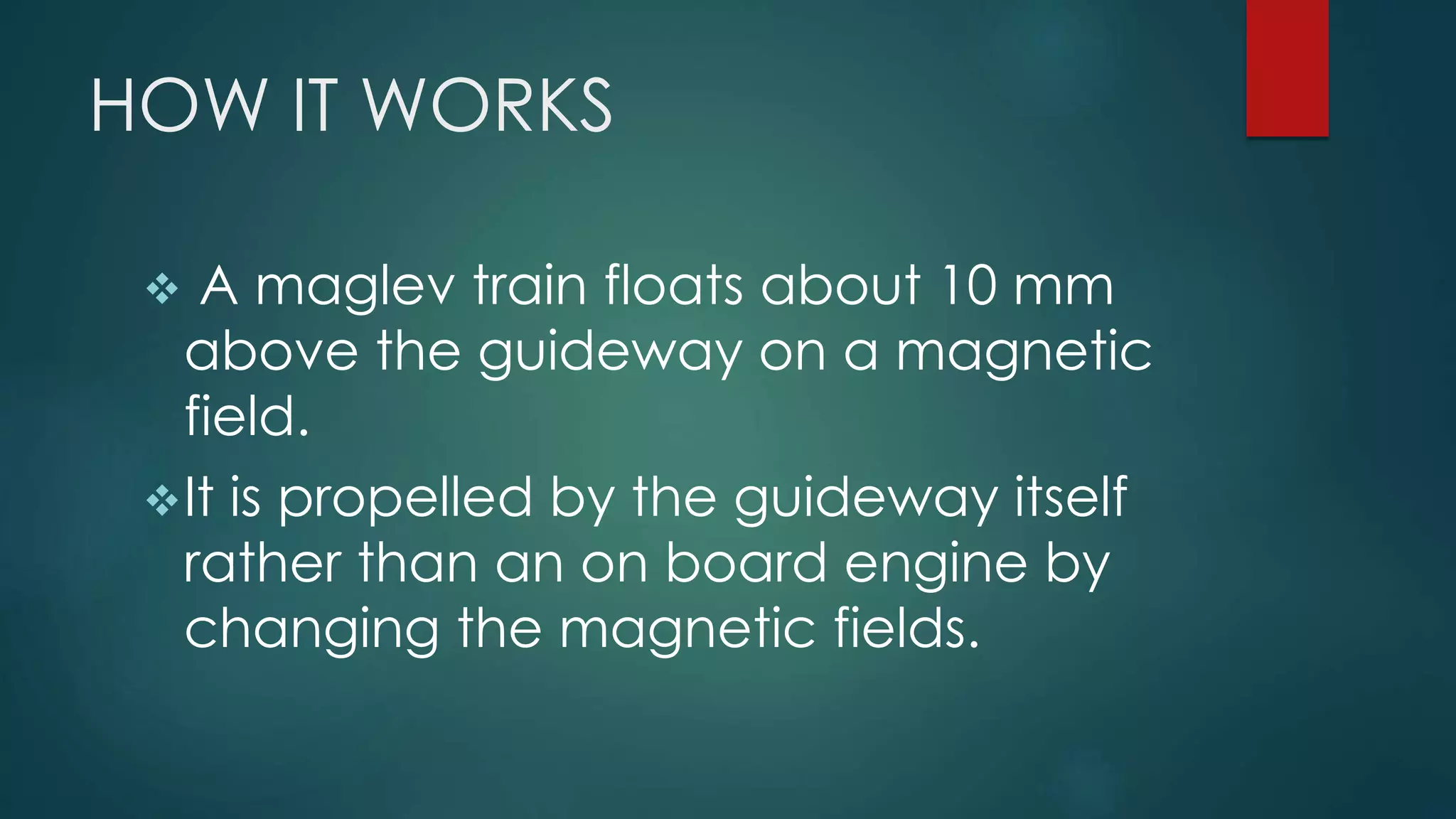 maglev train ppt | PPTX