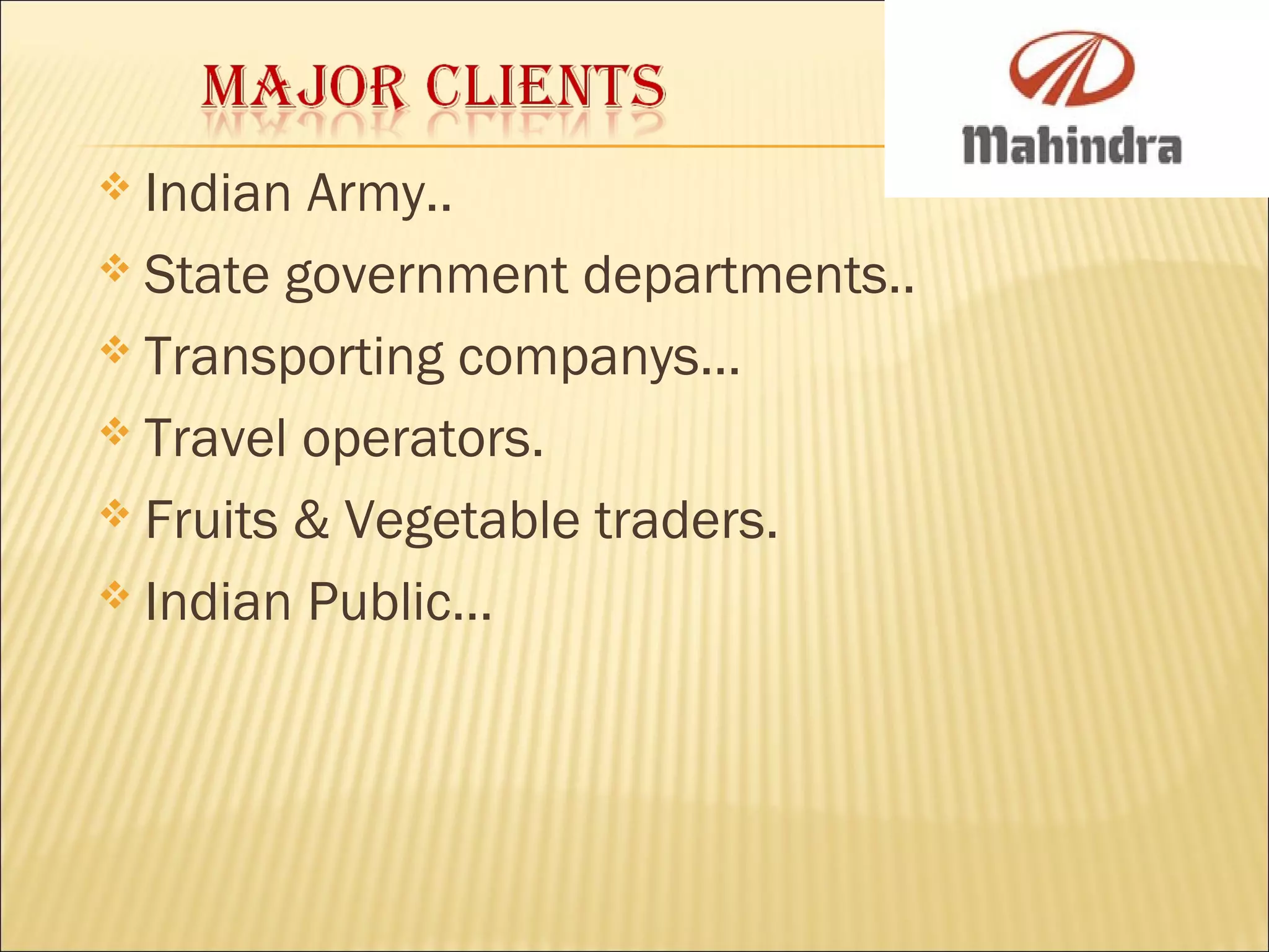 Ppt on mahindra | PPT