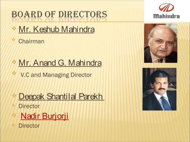 Ppt on mahindra | PPT | Automotive Industry | Industries