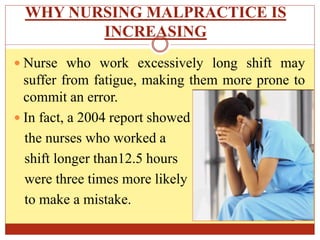 malpractice and negligence | PPTX