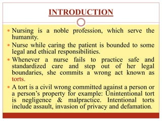 malpractice and negligence | PPTX