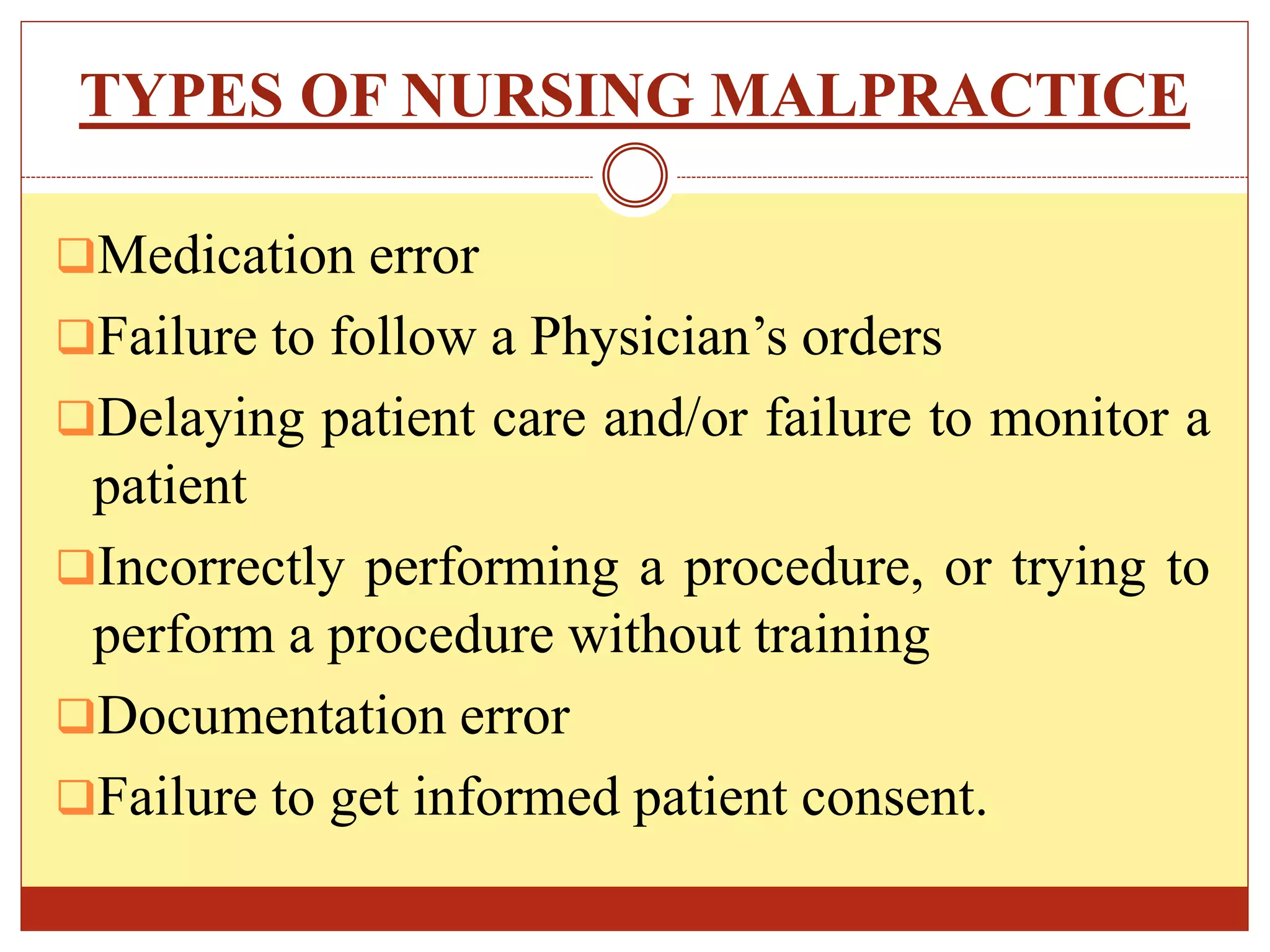 malpractice and negligence | PPTX